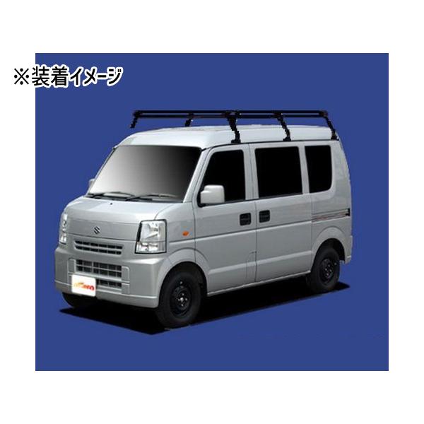 ピクシスバン S321M S331M ハイルーフ H29.11〜 ルーフキャリア TUFREQ タフレック 黒塗装 Pシリーズ ロング 法人のみ配送 送料無料 :PH236C-009:プロ ...