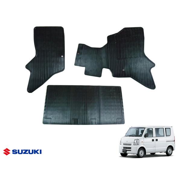 エブリィバン エブリィワゴン エブリー DA64V DA64W H17.9〜H27.2 フロア ゴムマット ラバーマット フロント&リア 前後セット : キャッスルパーツ2号店 - 通販 ...