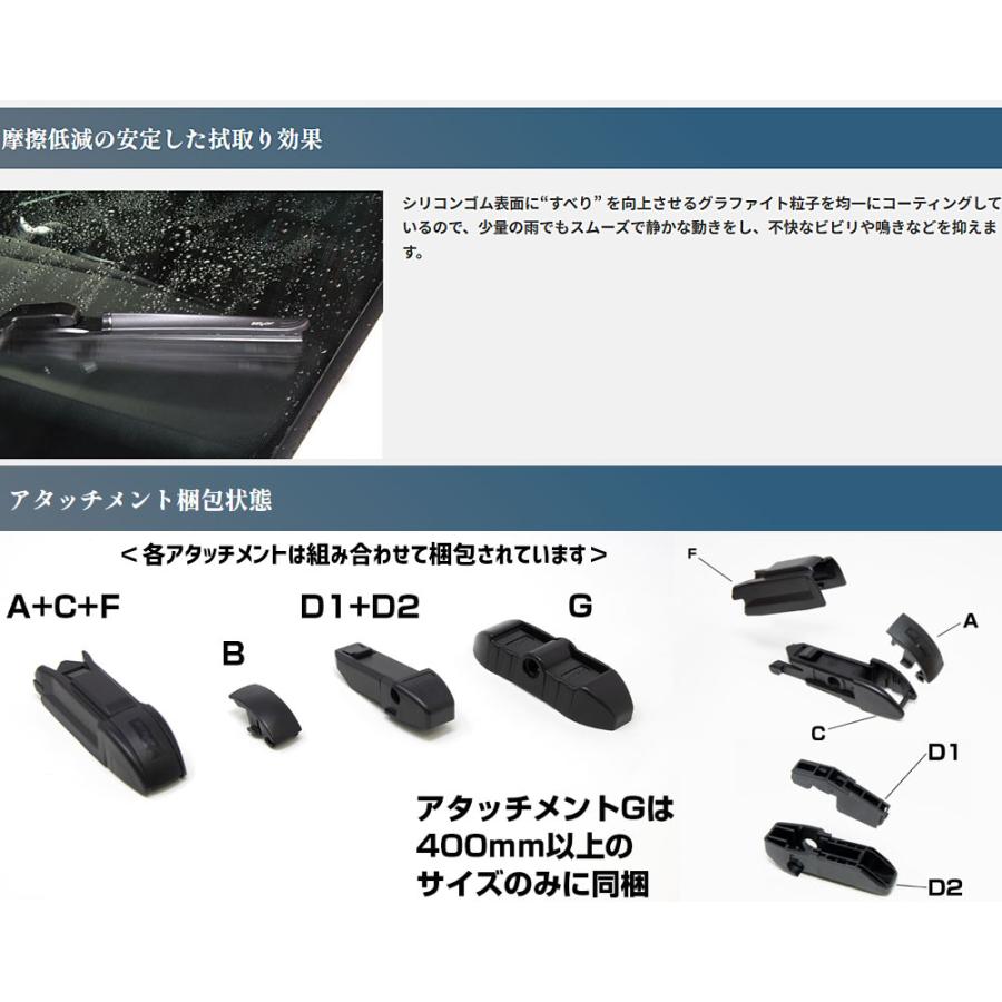 Bellof アウディ AUDI A4 8WCYRF CYRB 撥水 ワイパーブレード フロント 左右2本セット IFW600 + IFW475 ベロフ BELLOF 輸入車 H28.02 ...