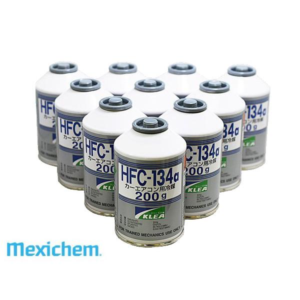 メキシケム ジャパン カーエアコン クーラーガス 冷媒 エアコンガス HFC-134a 日本製 200g 10本 Mexichem R-134a R134 HFC134a : プロツール ...