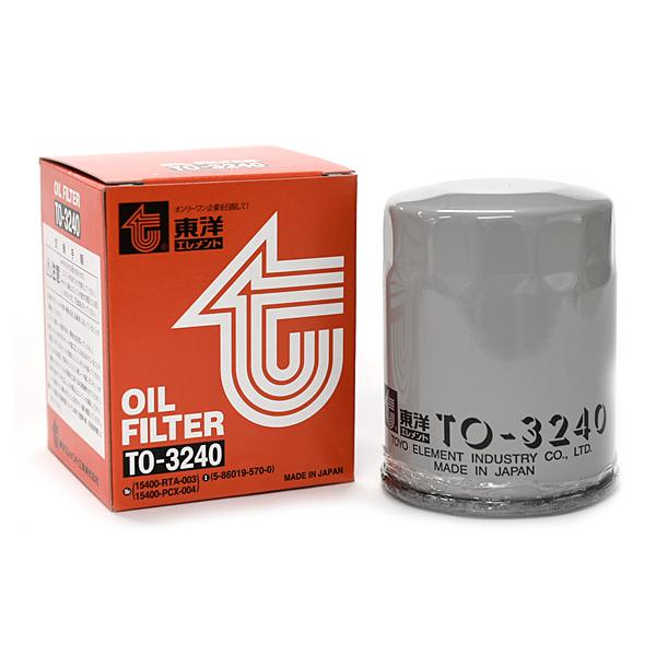 東洋エレメント オイルエレメント オイルフィルター TO-3240 10個セットホンダ 送料無料 : プロツールショップヤブモト - 通販 - Yahoo!ショッピング