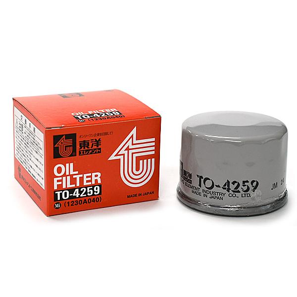 東洋エレメント オイルエレメント オイルフィルター TO-4259 10個セット三菱 日産 送料無料 : プロツールショップヤブモト - 通販 - Yahoo!ショッピング