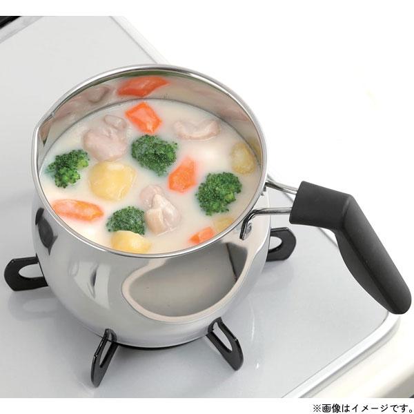 パール金属 マルチポット 14cm (1.6L) 18-8ステンレス製 ナリック HC-145 / IH対応 ガス火 ガラス蓋付 片手鍋 お鍋 小鍋 揚げ物 コンパクト シルバー 便利 : Y ...