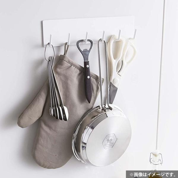 キッチン ツールフック マグネット ホワイト 山崎実業 プレート 2437 / 6連フック マグネット式 キッチン 収納 白 便利 Plate / :4903208024372:Y-NETS ...