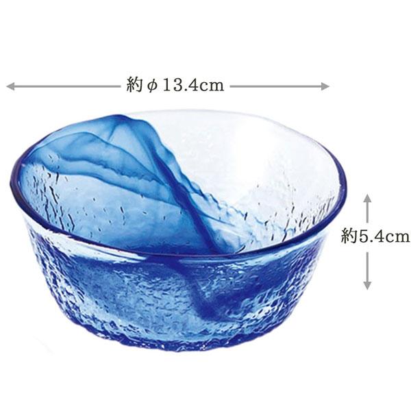 東洋佐々木ガラス 小鉢セット 流蒼 G097-B70 / 日本製 食洗機対応 5個セット 鉢 食器 サラダ ボウル ボール 深皿 蕎麦 素麺 そうめん ブルー おしゃれ 夏 ギフト : Y ...