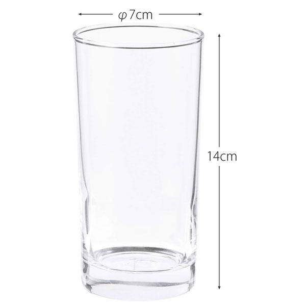 東洋佐々木ガラス ロングタンブラー 365ml (6個セット) HS強化グラス 00549HS / 日本製 割れにくい 食洗機対応 コップ グラス クリア 透明 業務用 カフェ 飲食店 : Y ...