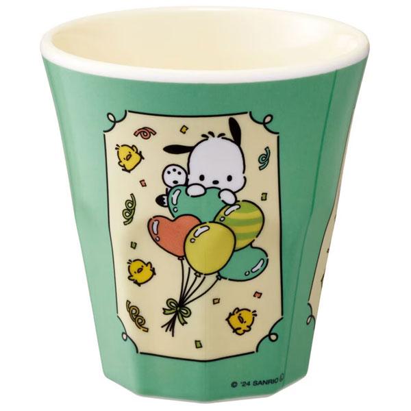 スケーター メラミンタンブラー 270ml ポチャッコ パーティB MTB2 / 食洗機対応 コップ カップ プラスチック 軽い サンリオ Sanrio かわいい グリーン 緑 : Y ...