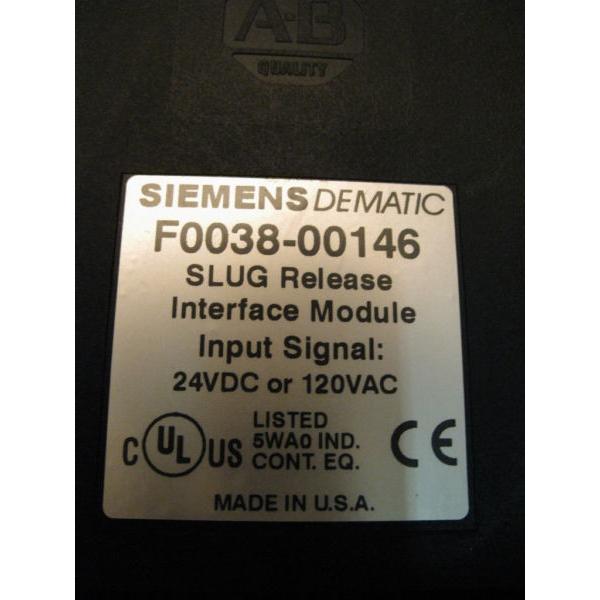 シーメンス Allen Bradley Siemens Dematic F0038-146 Slug Release Interface Module : 八重洲堂 Yahoo!店 - 通販 ...
