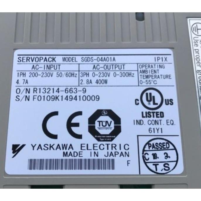 SGDS-04A01A Yaskawa Servo Drive SGDS04A01A :i12efcafc43dda725:八重洲堂 Yahoo!店 - 通販 - Yahoo!ショッピング