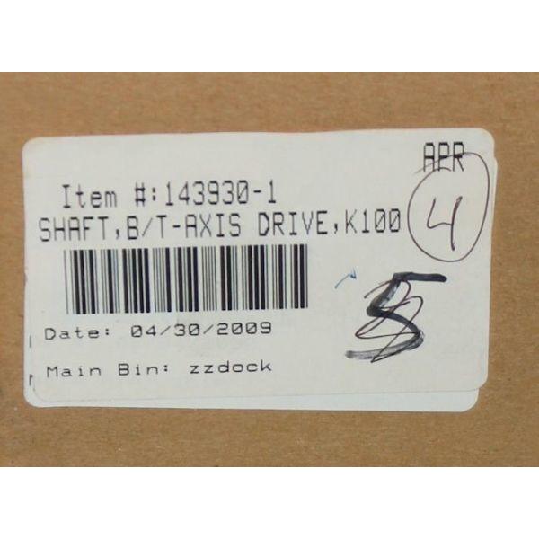 Yaskawa Motoman, HW8416841-1, 143930-1, SHAFT, B/T-AXIS DRIVE, K100 ...