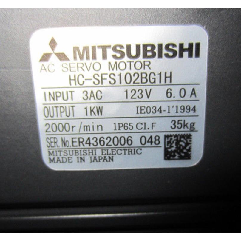 三菱 HC-SFS102BG1H Mitsubishi Servo Motor HC SFS102BG1H : 八重洲堂 Yahoo!店 ...