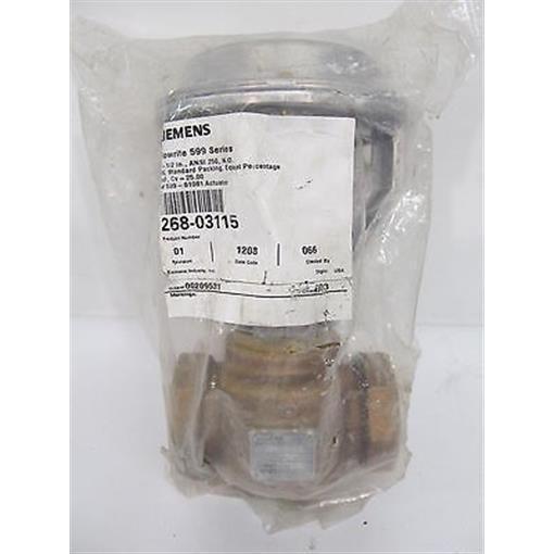 シーメンス Siemens, 268-03115, 1 1/2" Flowrite 599 Series Valve & Actuator ...