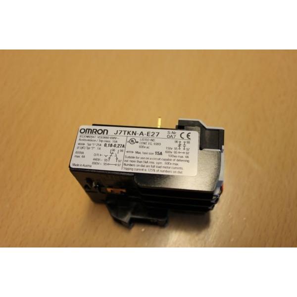 オムロン Omron Thermal Overload Relay J7TKN-A-E27 : 八重洲堂 Yahoo!店 - 通販 ...
