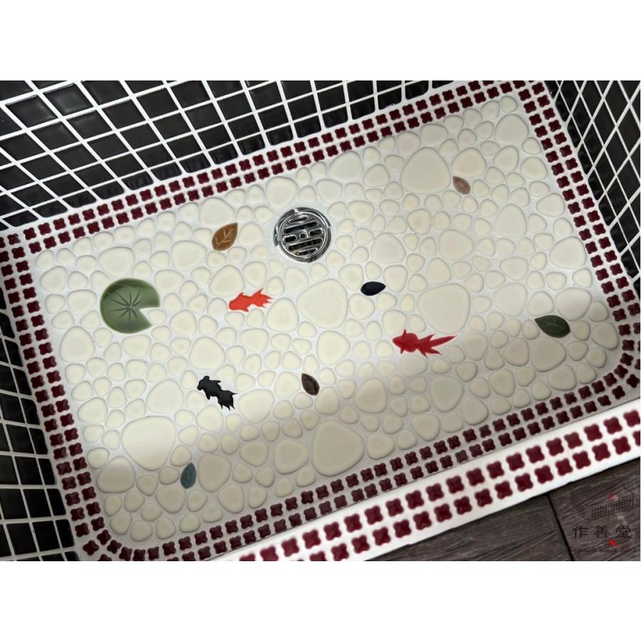 ガーデンシンク おしゃれ タイル 屋外用 タイルシンク 日本製 シンク DIY 工具 庭 ガーデニング 散水 水栓 水周り モルタル SS 2558 : 作善堂 ヤフー店 - 通販 ...