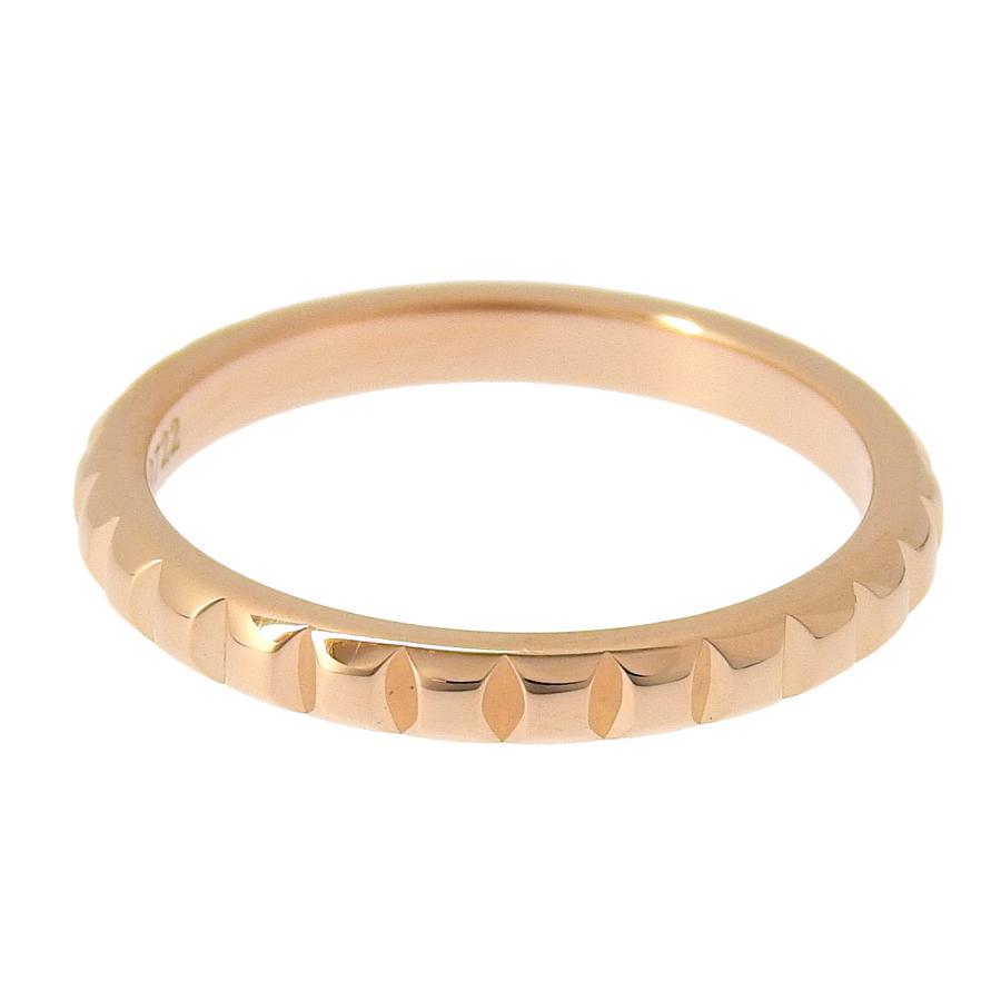 QUATRE 新品仕上げ BOUCHERON ブシュロン K18 750 PG キャトル クルド パリ リング スモール JAL01164 #45 5号 ピンクゴールド 指輪 ジュエリー ...