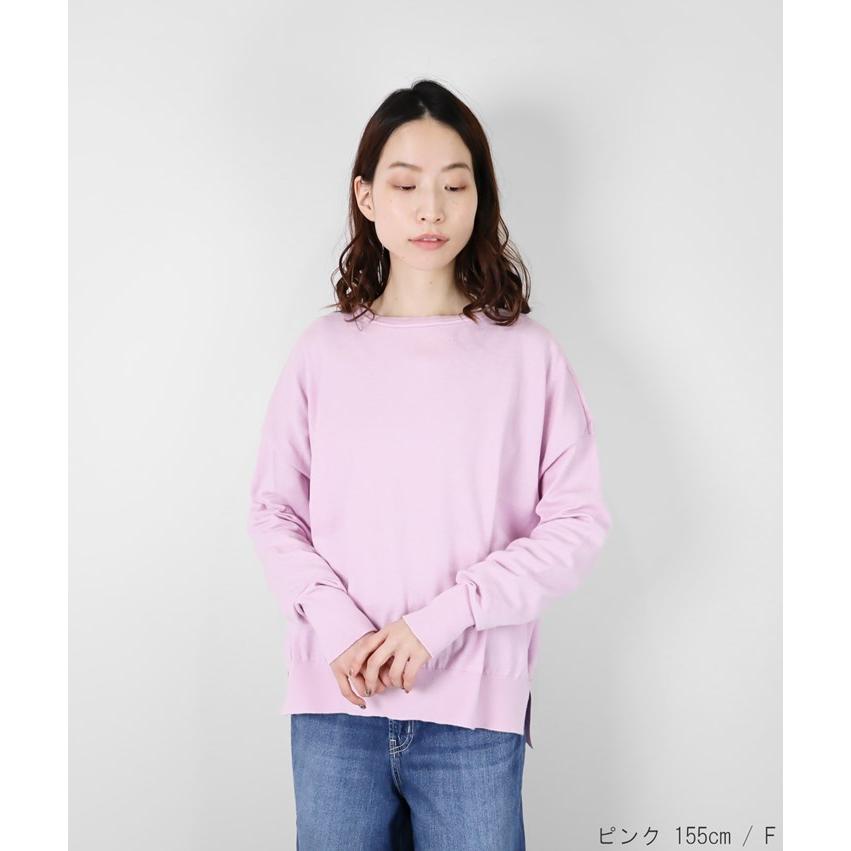 PRODIGAL（プロディガル） コットンカシミヤ ワイド プルオーバー 日本製 ニット レディース 春 春夏 長袖 薄手 綿 カシミア ...