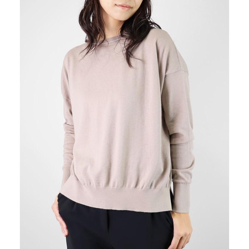 PRODIGAL（プロディガル） コットンカシミヤ ワイド プルオーバー 日本製 ニット レディース 春 春夏 長袖 薄手 綿 カシミア ...