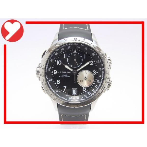 【中古】【程度B+】【良品】ハミルトン カーキ アビエイション ETO H77612333 クロノグラフ ラバーベルト : ヤギ質店・平塚駅前 ...