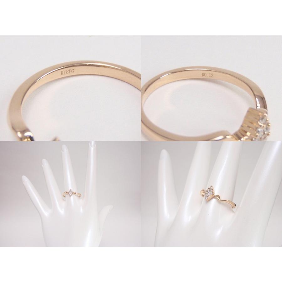 指輪 750 K18 PG ピンクゴールド メレダイヤ リング 0.12ct 【中古】【程度A】【美品】 :19t-300:ヤギ質店・平塚駅前 ...