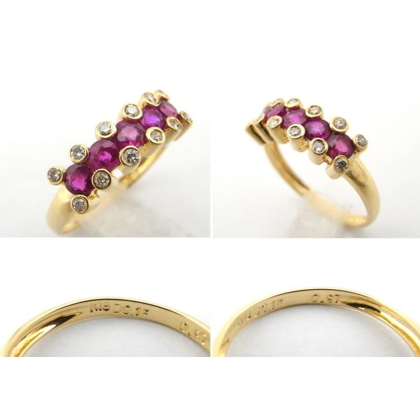 指輪 K18 YG イエローゴールド ノーブランド リング ルビー0.97ct ダイヤモンド0.15ct【中古】【程度A+】【美品】 : ヤギ質店・平塚駅前店 - 通販 - Yahoo!ショッピング