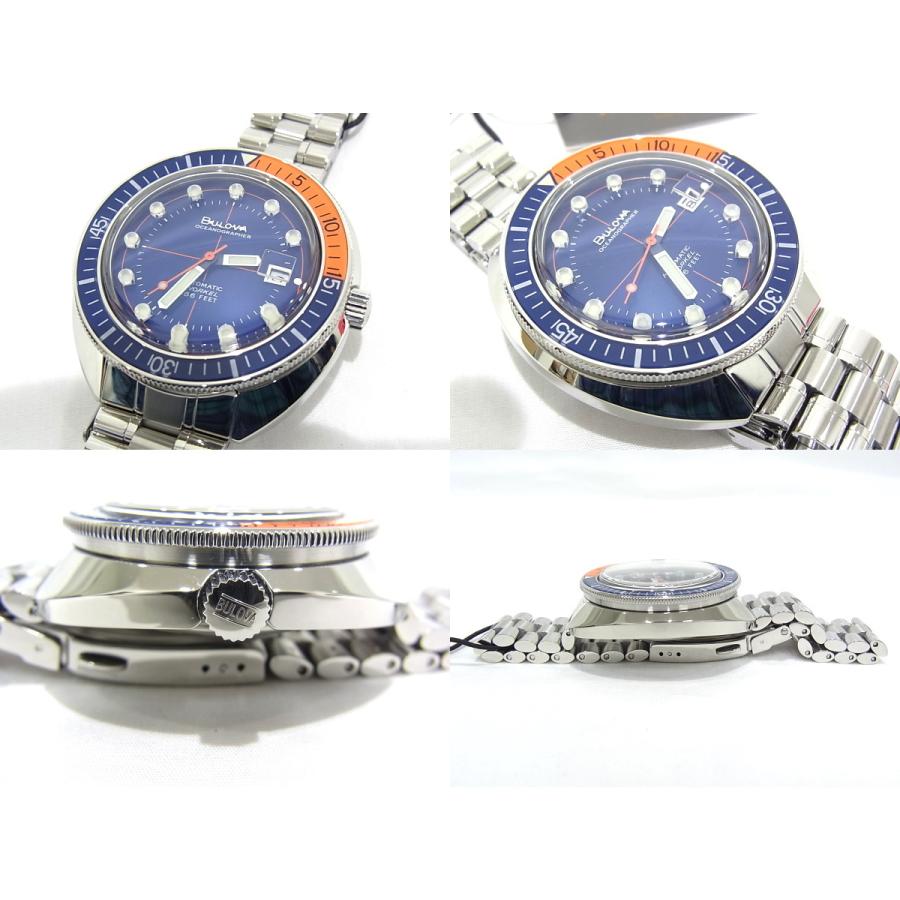 BULOVA ブローバ 96B321 アーカイブシリーズ オーシャノグラファー デビルダイバー オートマチック ブルー文字盤【未使用品】【極上 ...