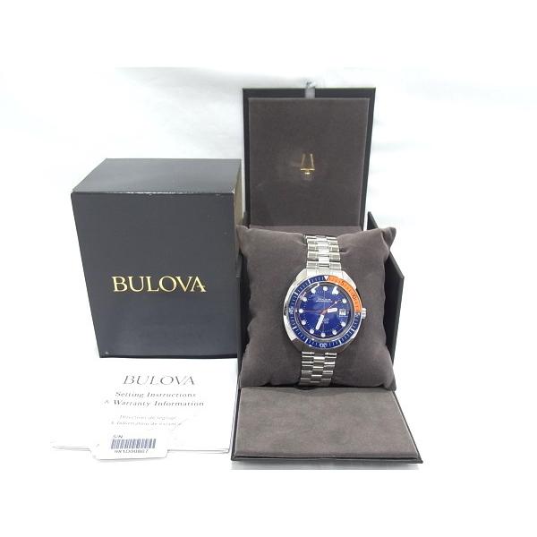BULOVA ブローバ 96B321 アーカイブシリーズ オーシャノグラファー デビルダイバー オートマチック ブルー文字盤【未使用品】【極上 ...