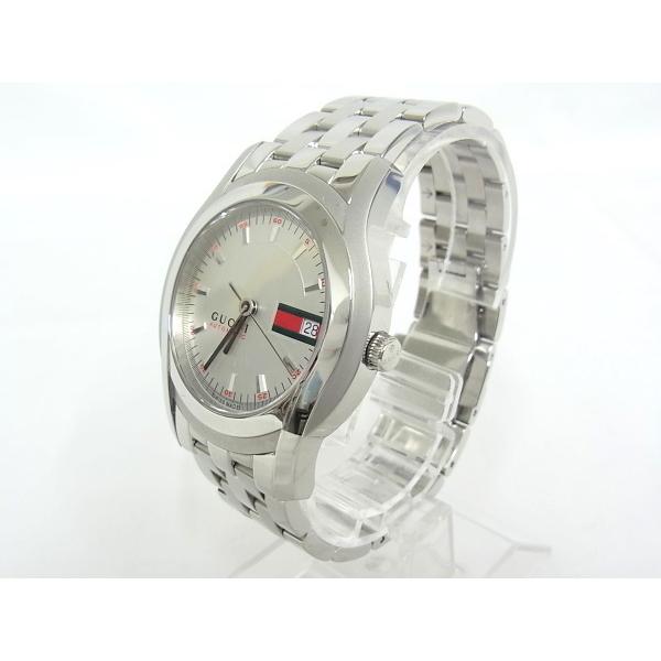 GUCCI グッチ 5500 AUTO YA055205 メンズ Gクラス シルバー文字 GUCCI グッチ 5500 AUTO YA055205 メンズ Gクラス シルバー文字