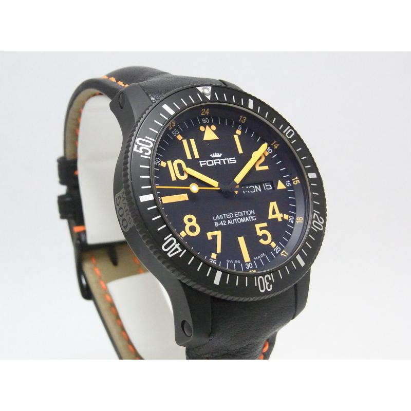 FORTIS（フォルティス） コスモノート B-42 MARS 500 ブラックマーズ500 647.28.13 オートマチック メンズ 腕 ...