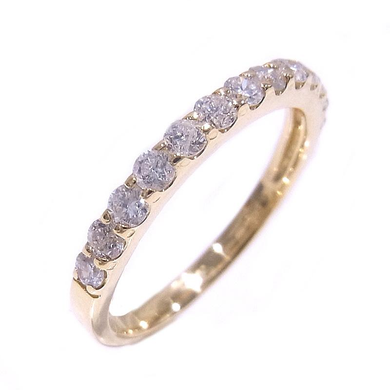 リング 指輪 750 K18YG イエローゴールド ダイヤモンド ハーフエタニティリング メレダイヤ0.43ct 【中古】【程度A】【美品】 : ヤギ質店・平塚駅前店 - 通販 - Yahoo ...