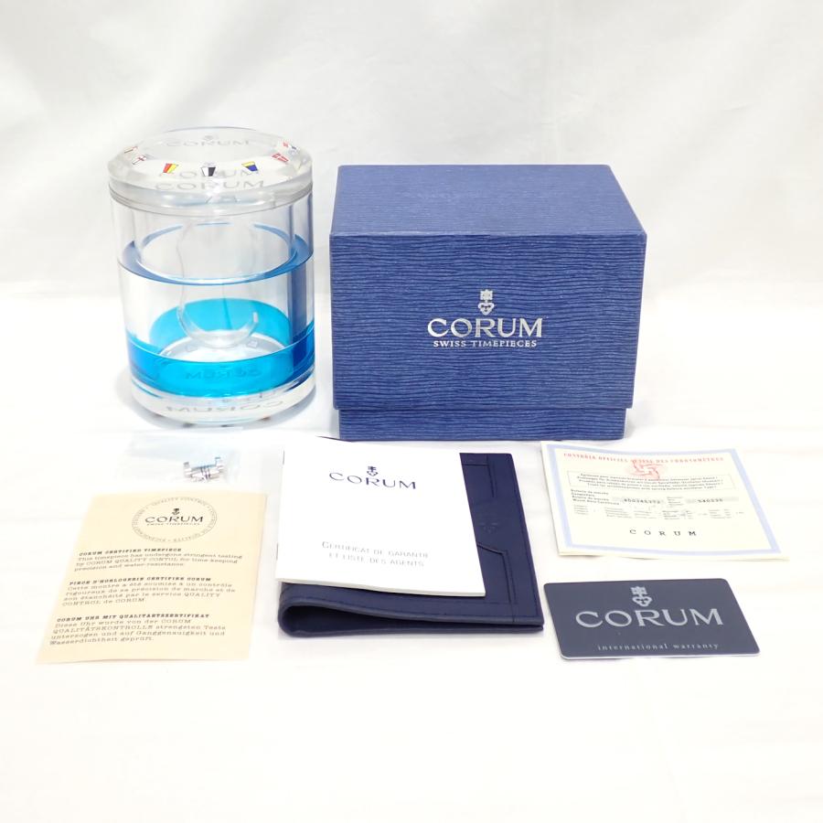 CORUM コルム アドミラルズカップ オートマチック クロノメーター 982.530.20 シルバー文字盤 メンズ 腕時計【中古】【OH/仕上げ済み】 : ヤギ質店・平塚駅前店 - 通販 ...