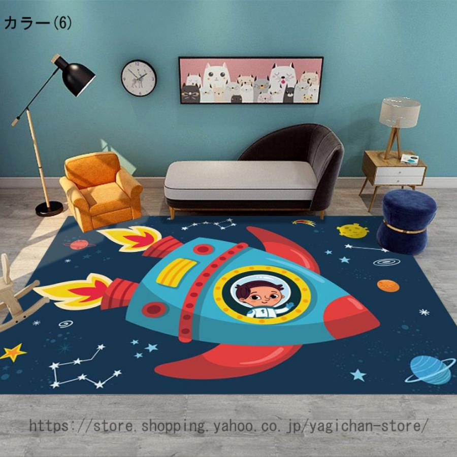 子供用 カーペット プレイマット 道路 線路 おもちゃ 遊びマット ゲーム 洗える 大判 吸水 防音 防臭 防カビ 速乾 滑り止め付き ベット用 床暖房対応 子供部屋 : やぎ - 通販 ...