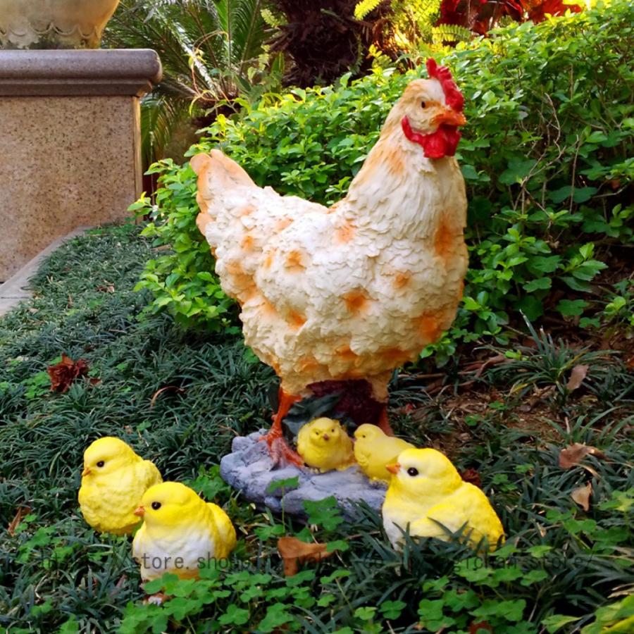 LxRx9 かわいいひよこ置物 3個セット 置物 オーナメント ガーデニング オブジェ ガーデニング ガーデンオブジェ 屋外装飾 心癒し 動物モデル おもしろグッズ :tvD-ebt ...