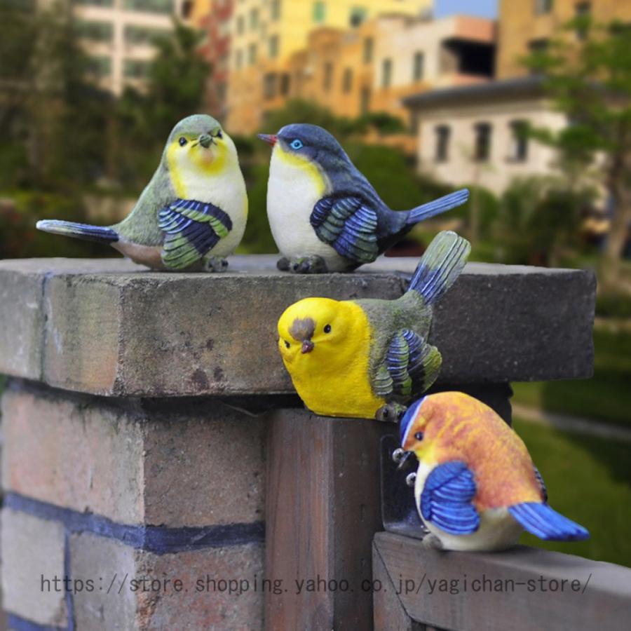 LxRx9 小鳥の置物 インコの置物 とり トリ オブジェ 動物 オーナメント ガーデン 庭 マスコット 屋外用彫像 樹脂オブジェ おもちゃ 庭の風景彫刻 綺麗な置物 :tvD-ebt ...