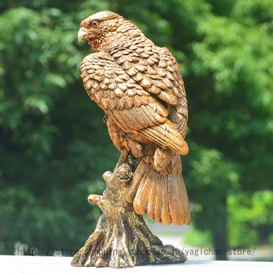 鳥の置き物 インコの置物 とり トリ オブジェ 動物 オーナメント ガーデン 庭 マスコット 雑貨 置物 リアル ディスプレィ おきもの 鷹 たか 樹脂材質 鳥の彫刻 :tvD-ebt ...