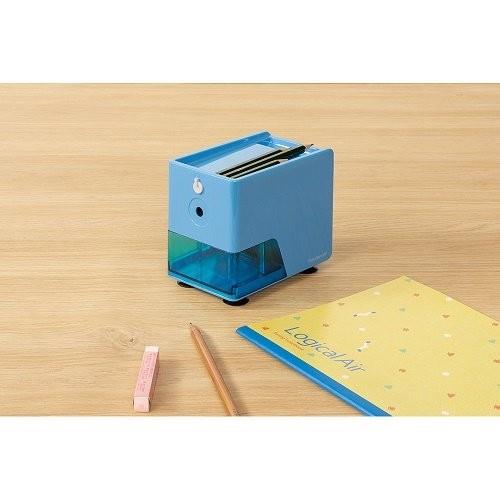 ナカバヤシ DPS-601KB 電動鉛筆削り スリムトレータイプ ブルー : ヤマダデンキ Yahoo!店 - 通販 - Yahoo!ショッピング