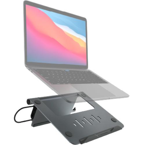 ADAM Elements AAPADHUBSTDGY 5 in 1 PCスタンド型USB-Cハブ CASA Hubs Stand グレー ...