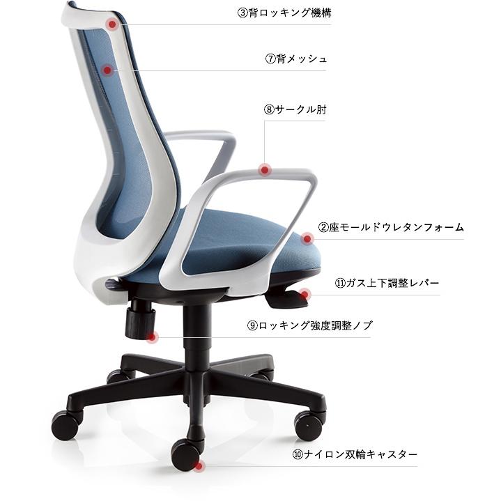 AICO OA-3200series アイコ ローバック ブラックシェル サークル肘タイプ OA-3215B-FBJ(FG3) AICO【個人宅配送不可】 : オフィス家具のヤマフジ - 通販 ...