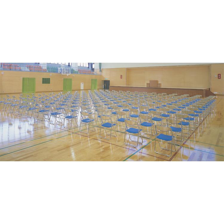 折りたたみパイプチェア SCF02-CX 5脚セット 座幅405・スチールパイプ・メッキ SANKEI【個人宅配送不可】 : オフィス家具のヤマフジ - 通販 - Yahoo!ショッピング