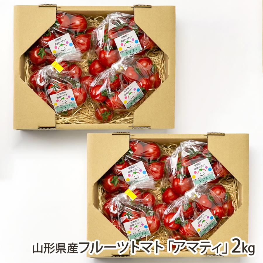 山形県産フルーツトマト「アマティ」2kg（250g×8パック）/METRI TRY FARM/後払い決済不可/送料無料 : 山形直送計画 Yahoo!ショッピング店 - 通販 - Yahoo ...