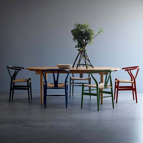 Carl Hansen & Son Yチェア CH24(ビーチ材・ブルー (ソフト Carl Hansen & Son Yチェア CH24(ビーチ材・ブルー (ソフト