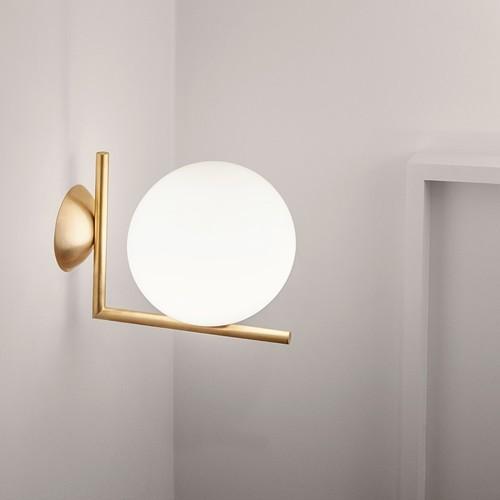 FLOS IC LIGHTS W1 ゴールド FLOS(フロス)ブラケット照明(要 FLOS IC LIGHTS W1 ゴールド FLOS(フロス)ブラケット照明(要