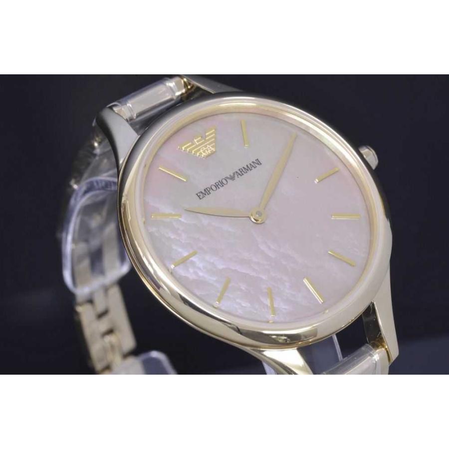 EMPORIO ARMANI エンポリオアルマーニ AR11140 オーロラ レディース GP クォーツ ブラックシェル文字盤【新品】 : 駅 ...
