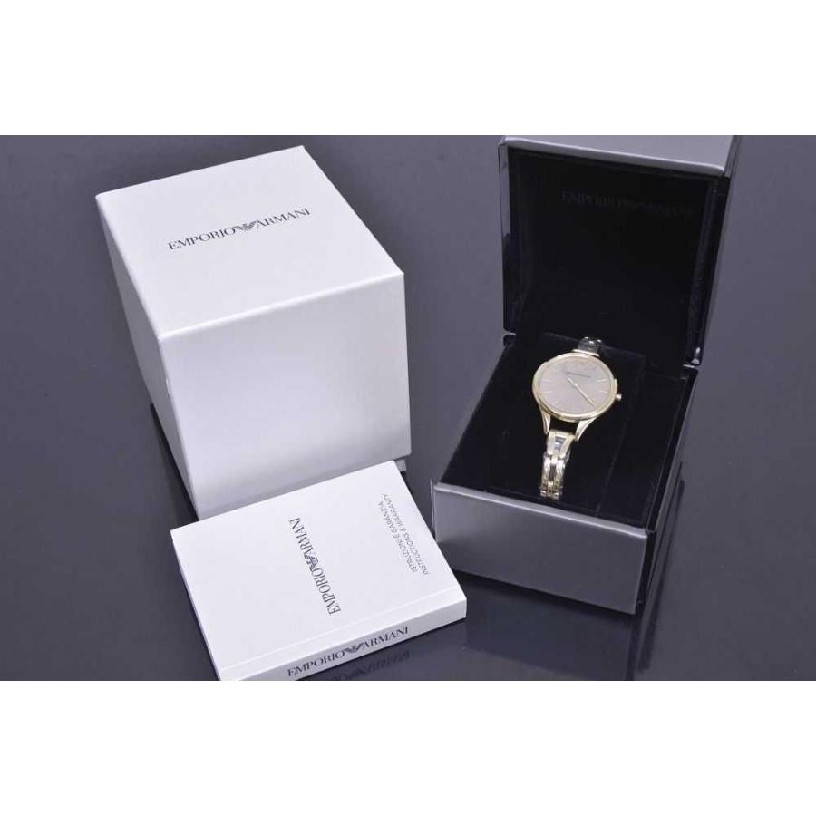 EMPORIO ARMANI エンポリオアルマーニ AR11140 オーロラ レディース GP クォーツ ブラックシェル文字盤【新品】 : 駅 ...