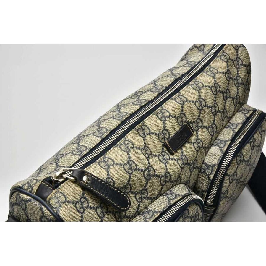 グッチ GGプラス ショルダーバッグ メッセンジャーバッグ ネイビー 246881 : 15730 : 駅南やまご質店 - 通販 ...