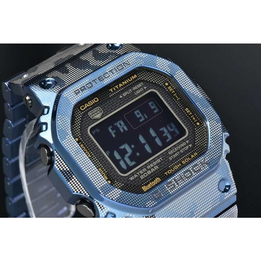カシオ Gショック GMW-B5000TCF-2JR メンズ フルメタル 5000シリーズ タフソーラー電波時計 3459 ブルー迷彩柄【新品同様品】 : 19595 : 駅南やまご質店 ...