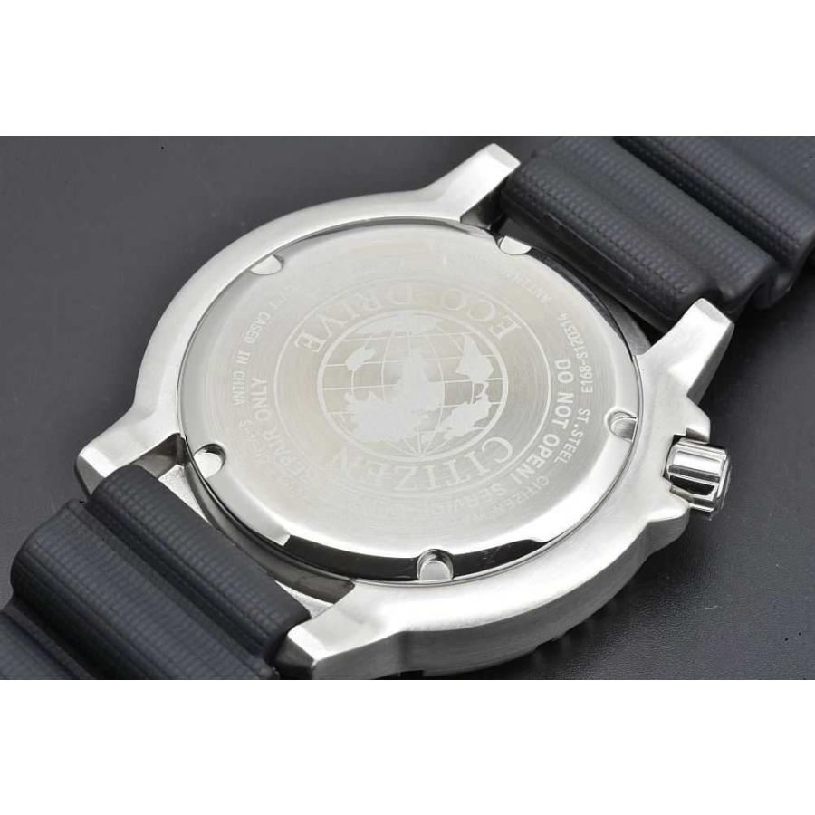 CITIZEN シチズン E168-S120314 プロマスター エコドライブ メンズ SS/ラバー E168 黒文字盤【スヌーピー限定500 ...