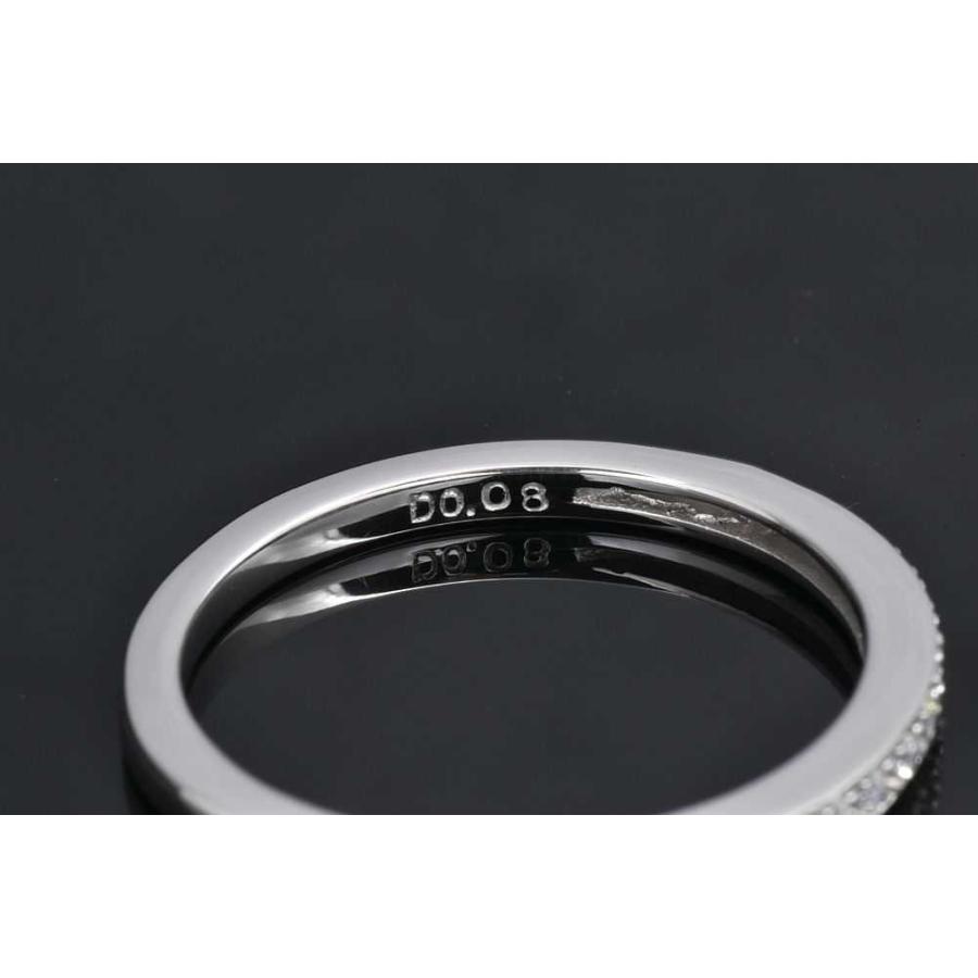 ポンテヴェキオ ダイヤモンド リング ハーフエタニティ K18WG ホワイトゴールド D0.08ct #8【美品】 :19745:駅南やまご質店 - 通販 - Yahoo!ショッピング
