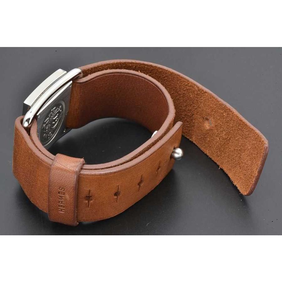 エルメス HERMES BA1.510 バレニア スクエア レディース SS/革 クォーツ 白文字盤 :19786:駅南やまご質店 - 通販 ...