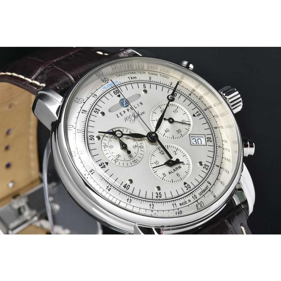 ZEPPELIN ツェッペリン 7680-1 スペシャルエディション クロノグラフ アラーム 100周年記念モデル SS/革 クォーツ シルバー文字【限定品】 : 駅南やまご質店 - 通販 ...