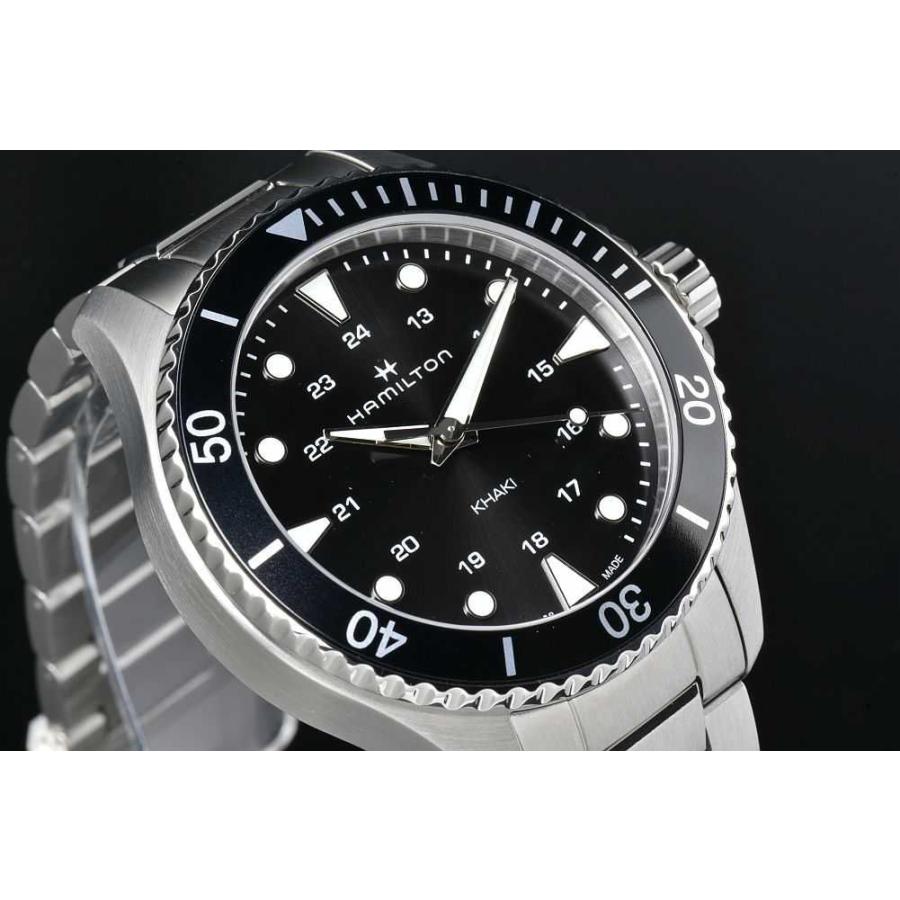 KHAKI NAVY ハミルトン H82201131 カーキ ネイビー スキューバ SS クォーツ H822010 黒文字盤【国内正規・新品 ...